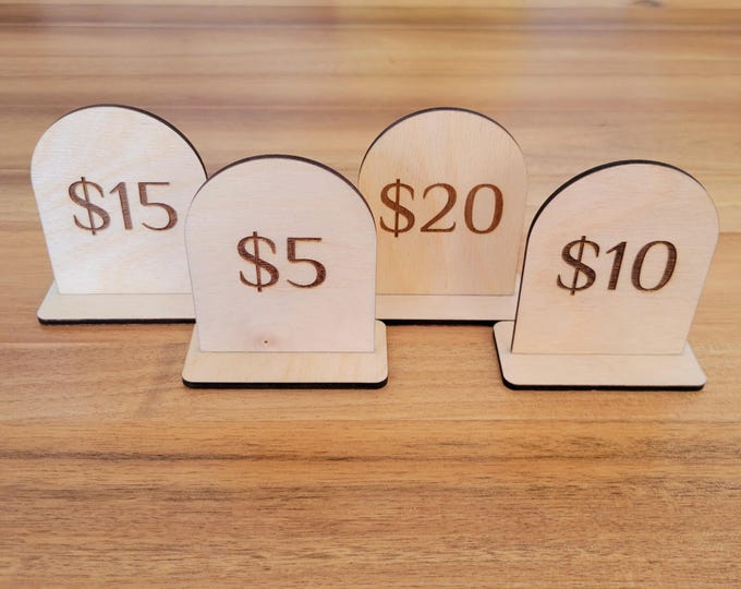 Mini Arch Price Display Sign, Market/pop up Stall Business Signs ...