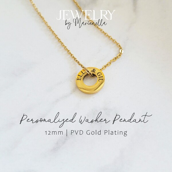 Washer Pendant - Etsy