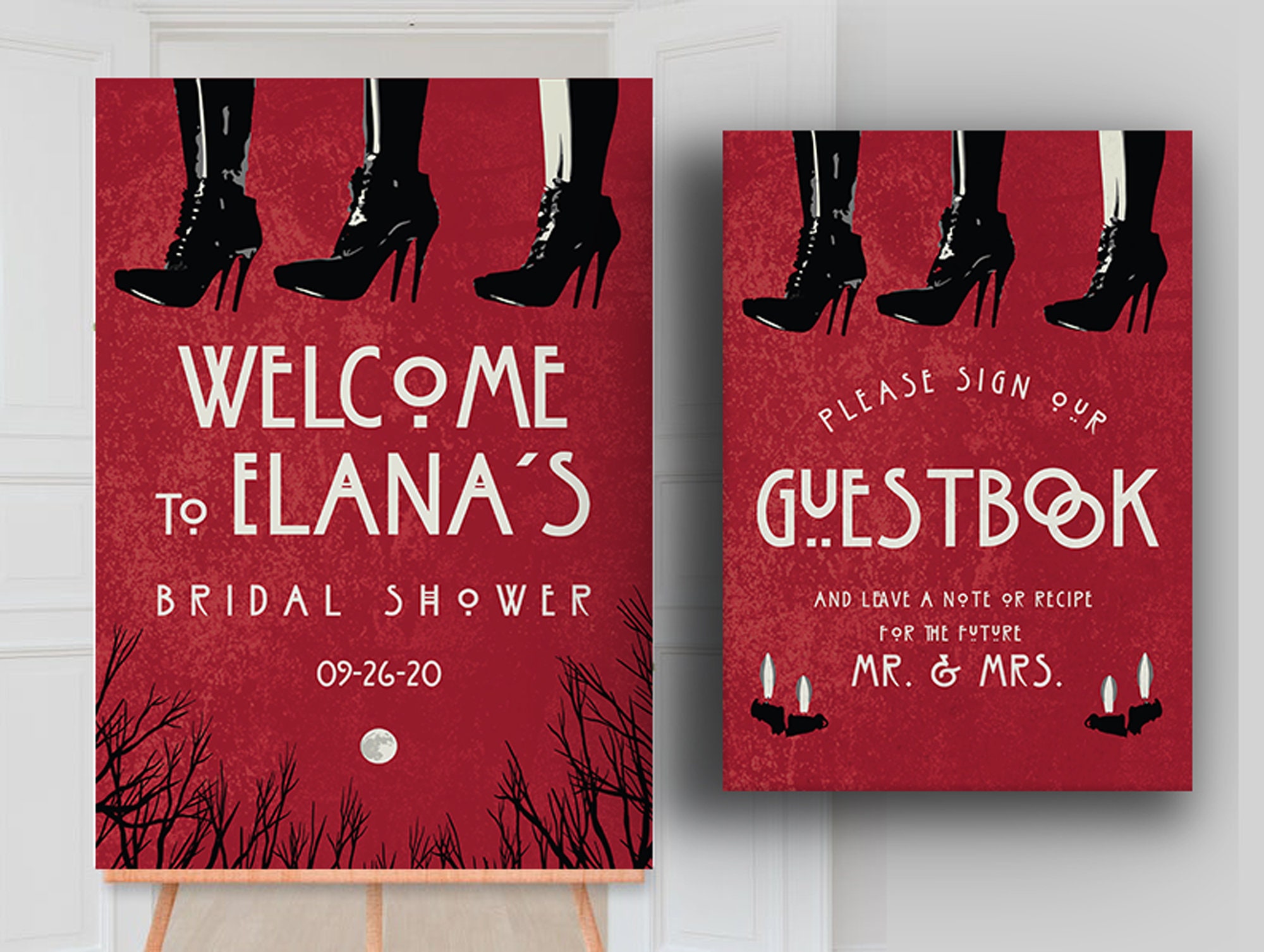 Coven - American Horror Story AHS Coven Themed Signs for Welcome ...