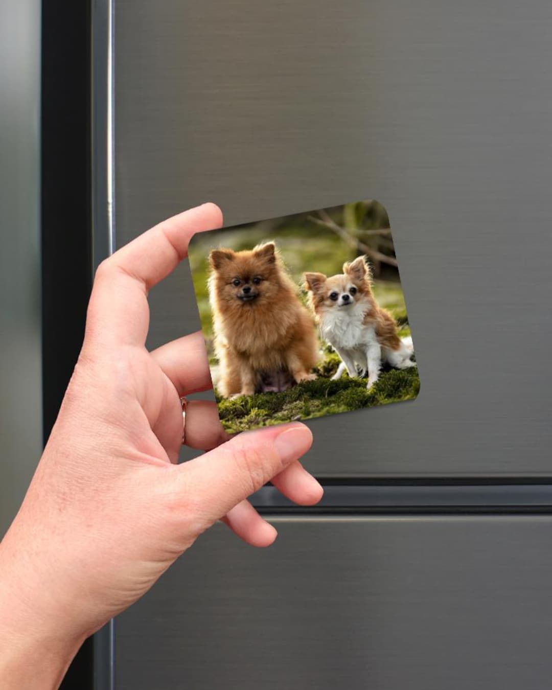 Personalized Photo Magnet, 3x3 Custom Refrigerator Magnet, Keepsake ...