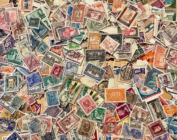 Amazing WORLDWIDE Foreign Stamp Collecting Collectors Dream ~ 25+ Diff ...