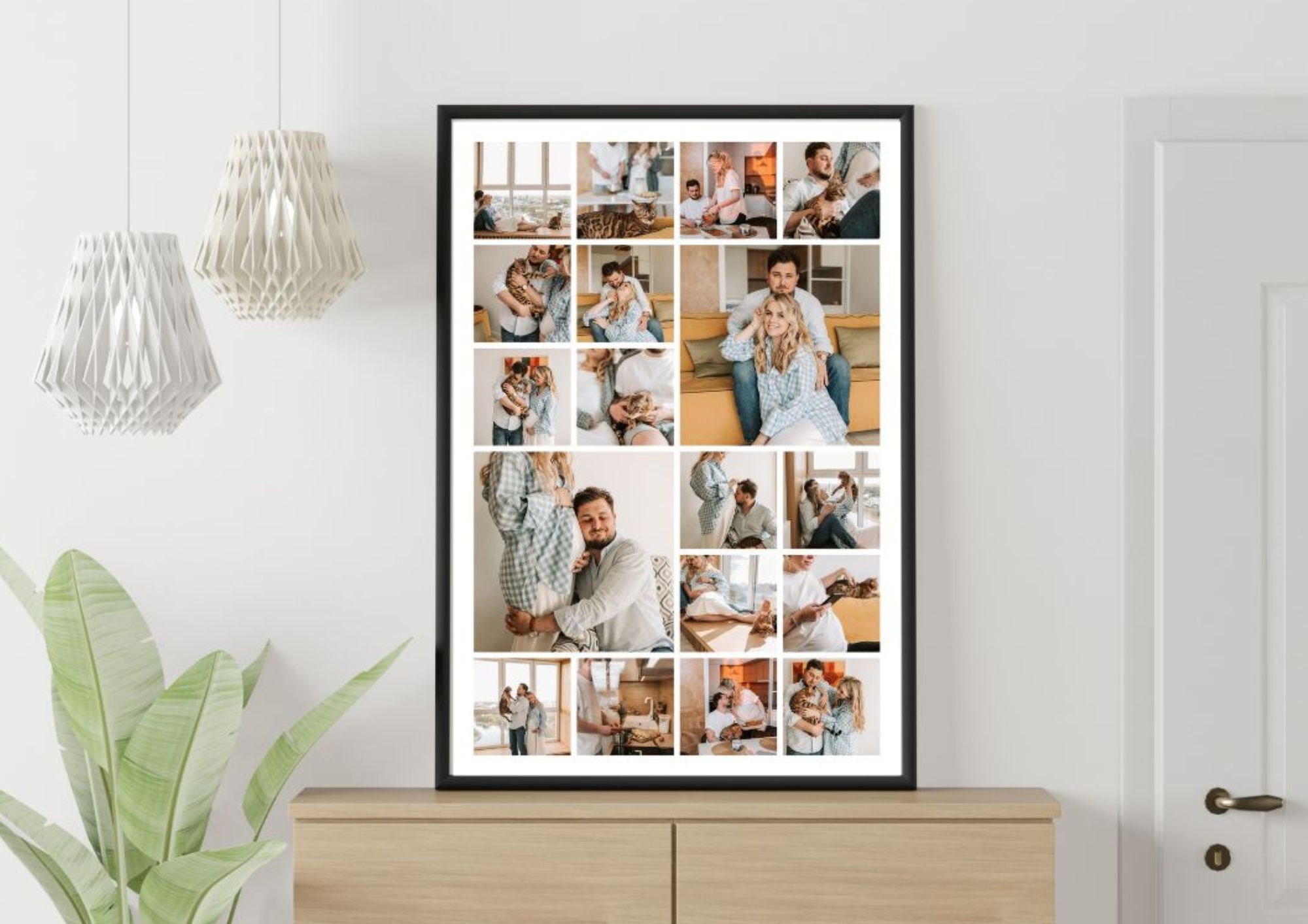 24x36 Photo Collage Canva Template - Etsy