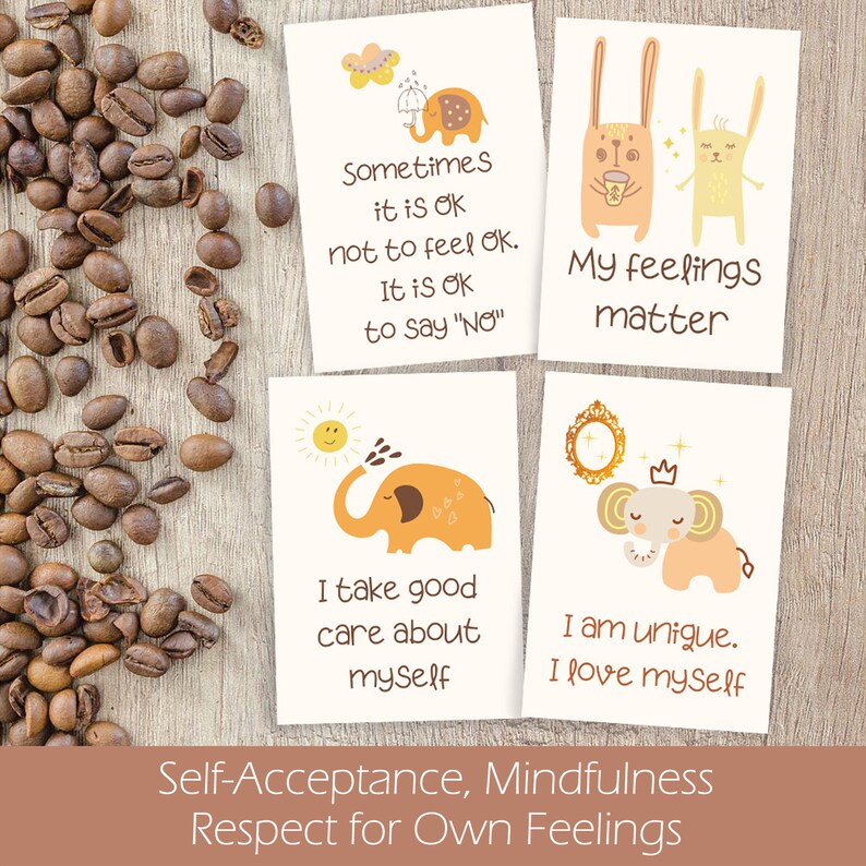 Printable Affirmation Cards for Kids + 10 Affirmation Coloring Pages ...