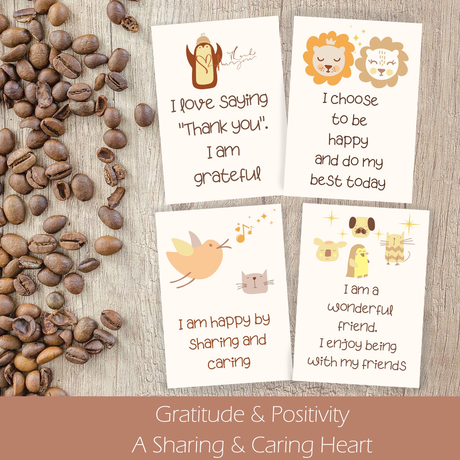 Printable Affirmation Cards for Kids + 10 Affirmation Coloring Pages ...