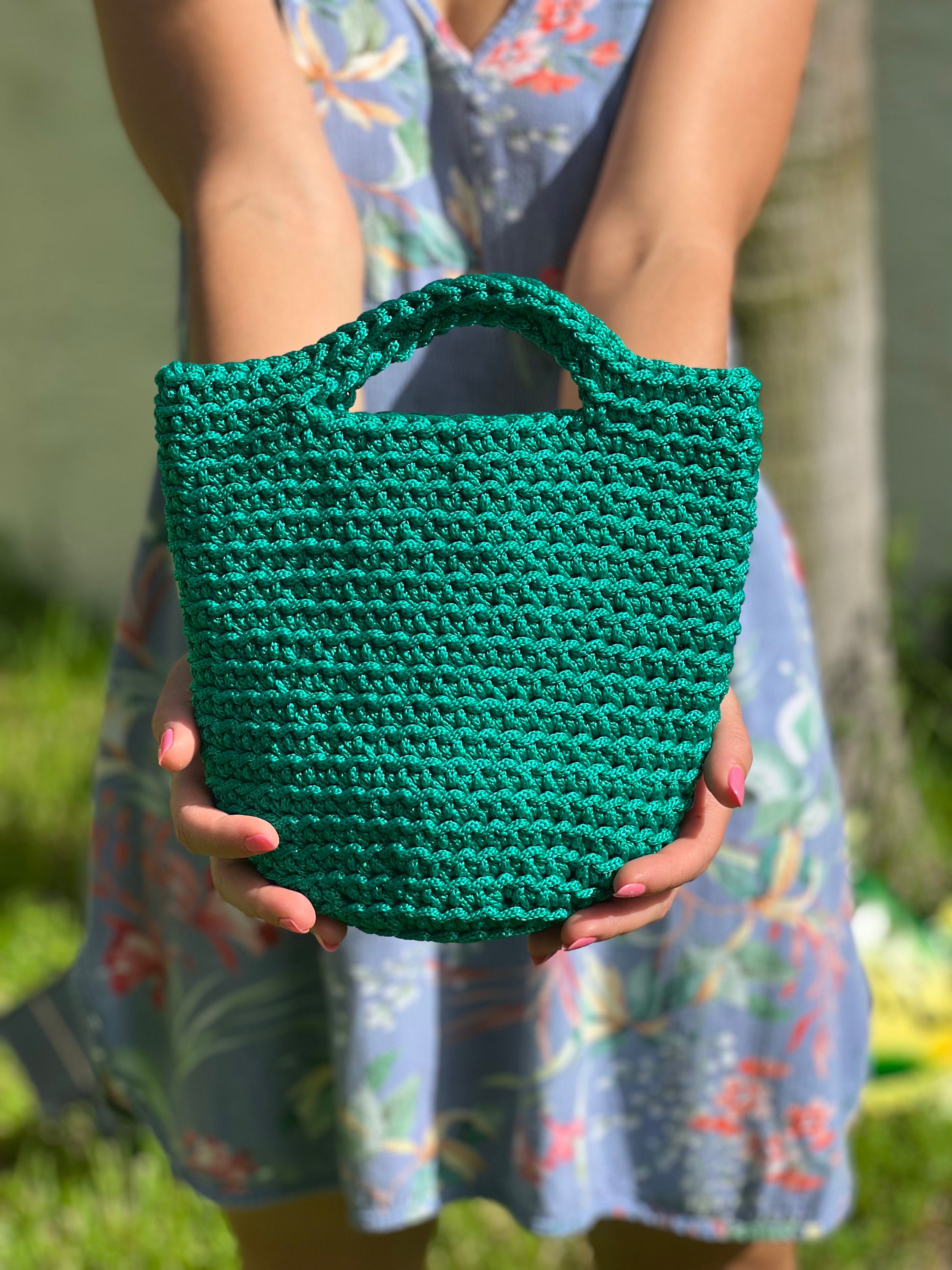Crochet Tote Bag/crochet Handbag - Etsy