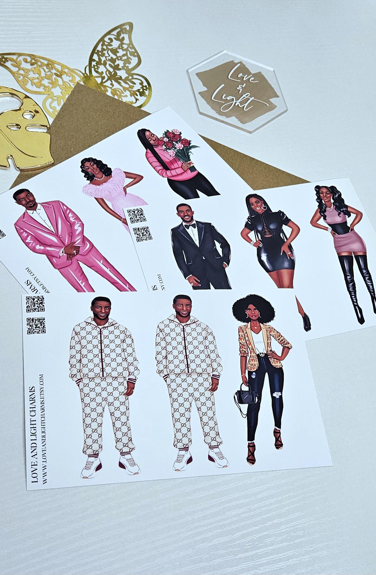 The Original Crew Collection - Fashion Doll Sticker, Doll Sticker ...