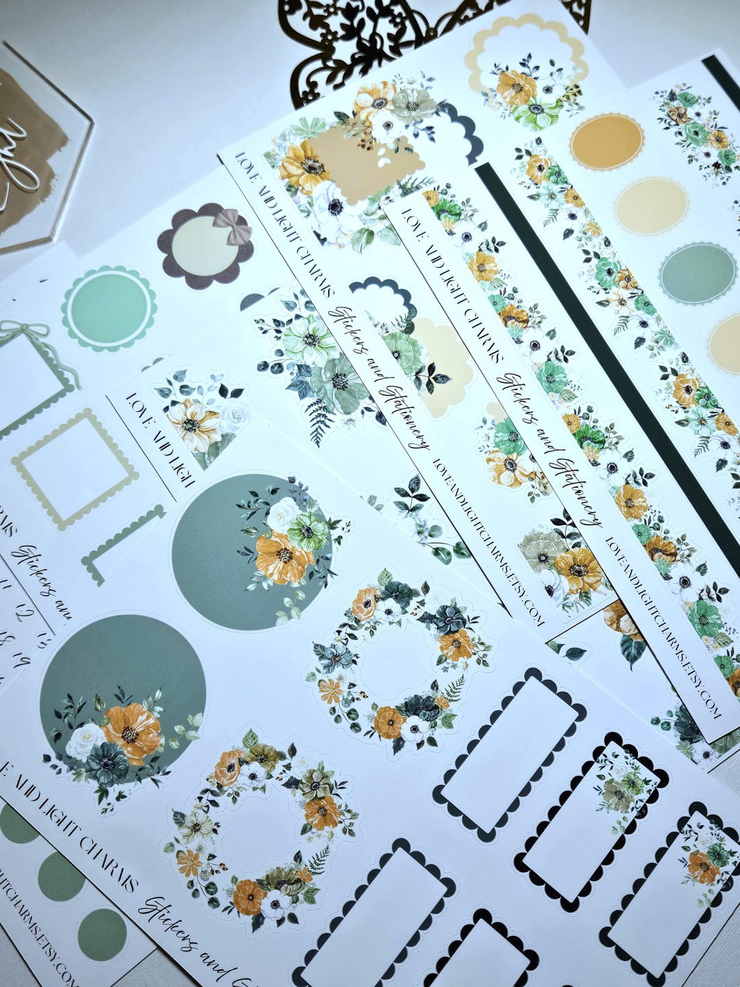 Flair & Purpose Deco Sticker Collection | Luxe Planner Stickers ...