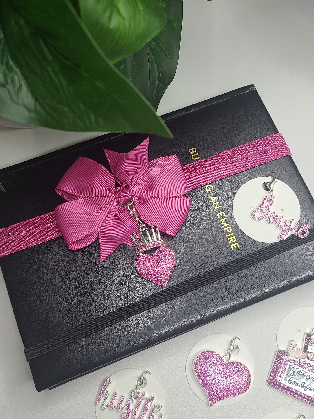 Planner Charm Pink Planner Charm Silver Charms Heart Charm - Etsy