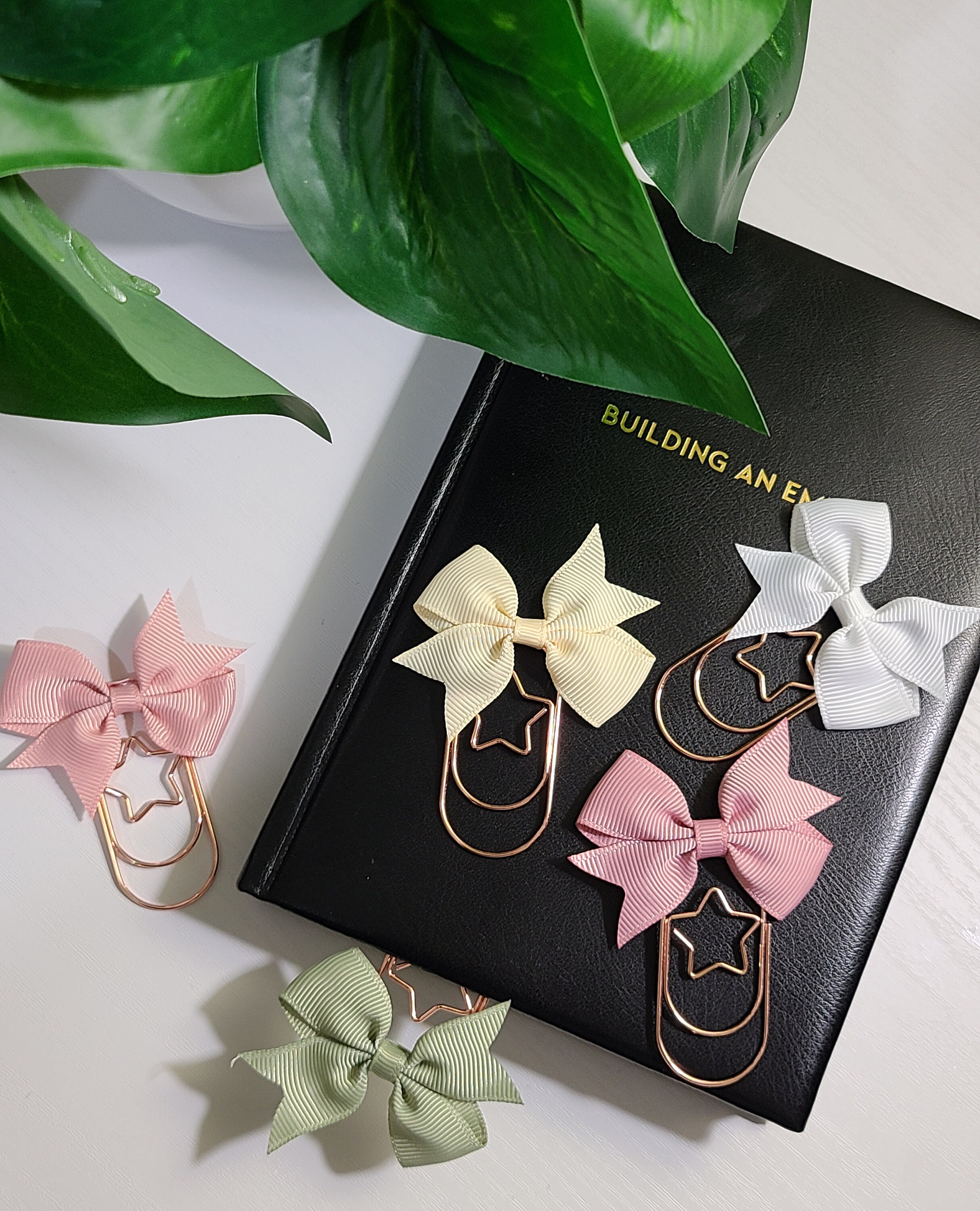 Seasons Pretty Bow Paper Clip Planner Accessories Bow Star - Etsy