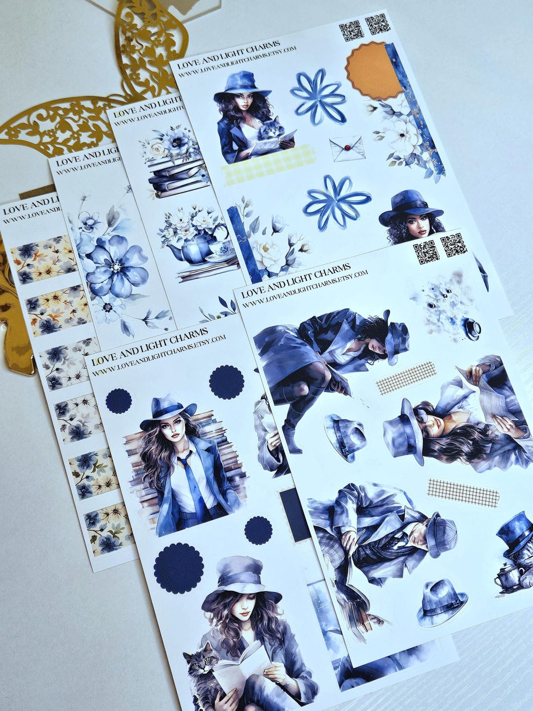 Secrets Silhouettes Sticker Collection | Planner Stickers | Christmas ...