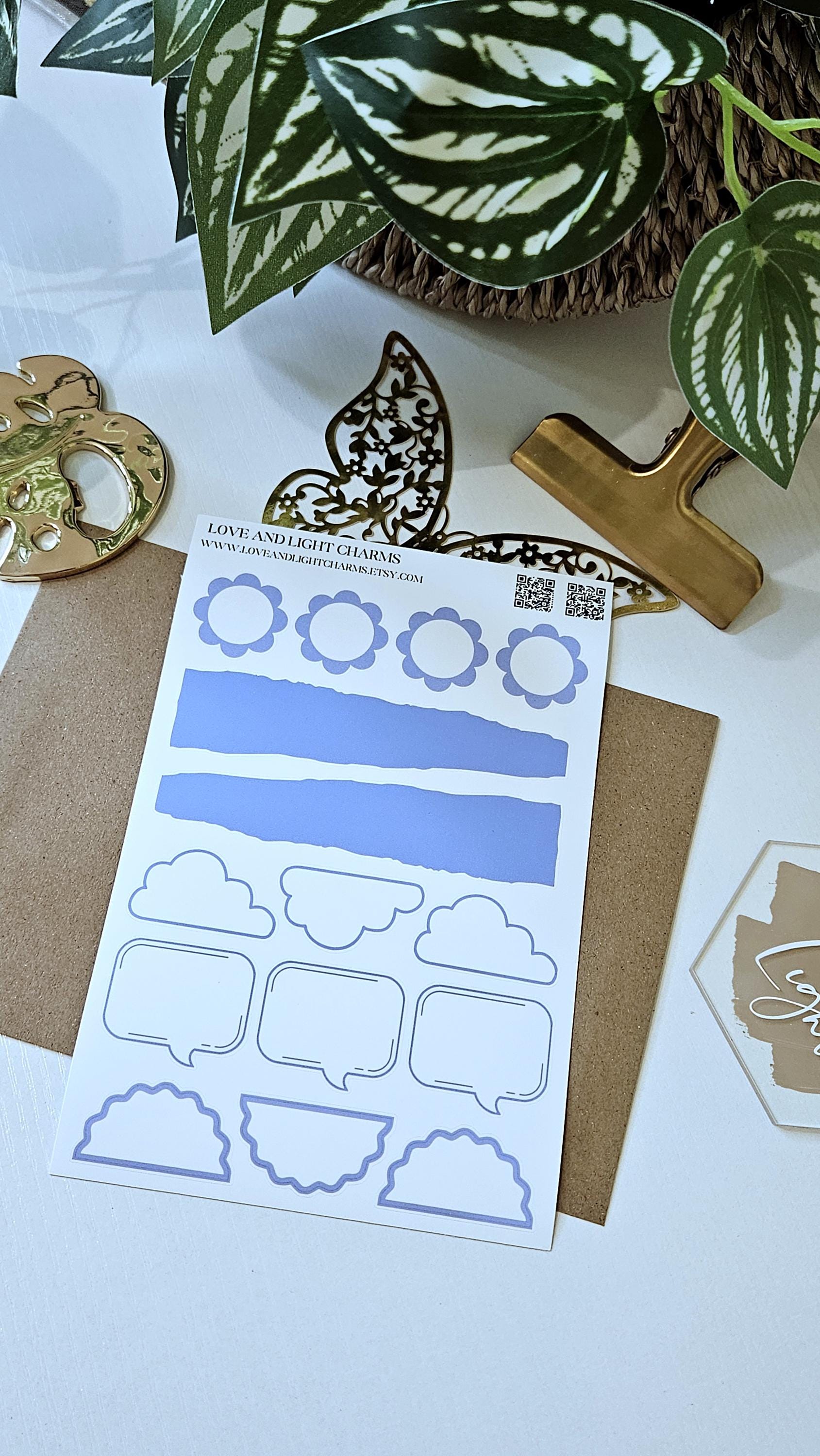 Functional Boxes Journal and Planner Sticker Sheet - Etsy