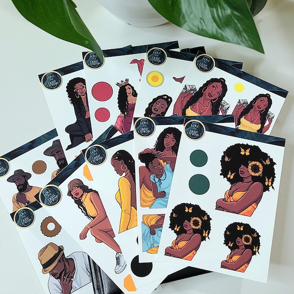 Printable Doll Stickers - Etsy