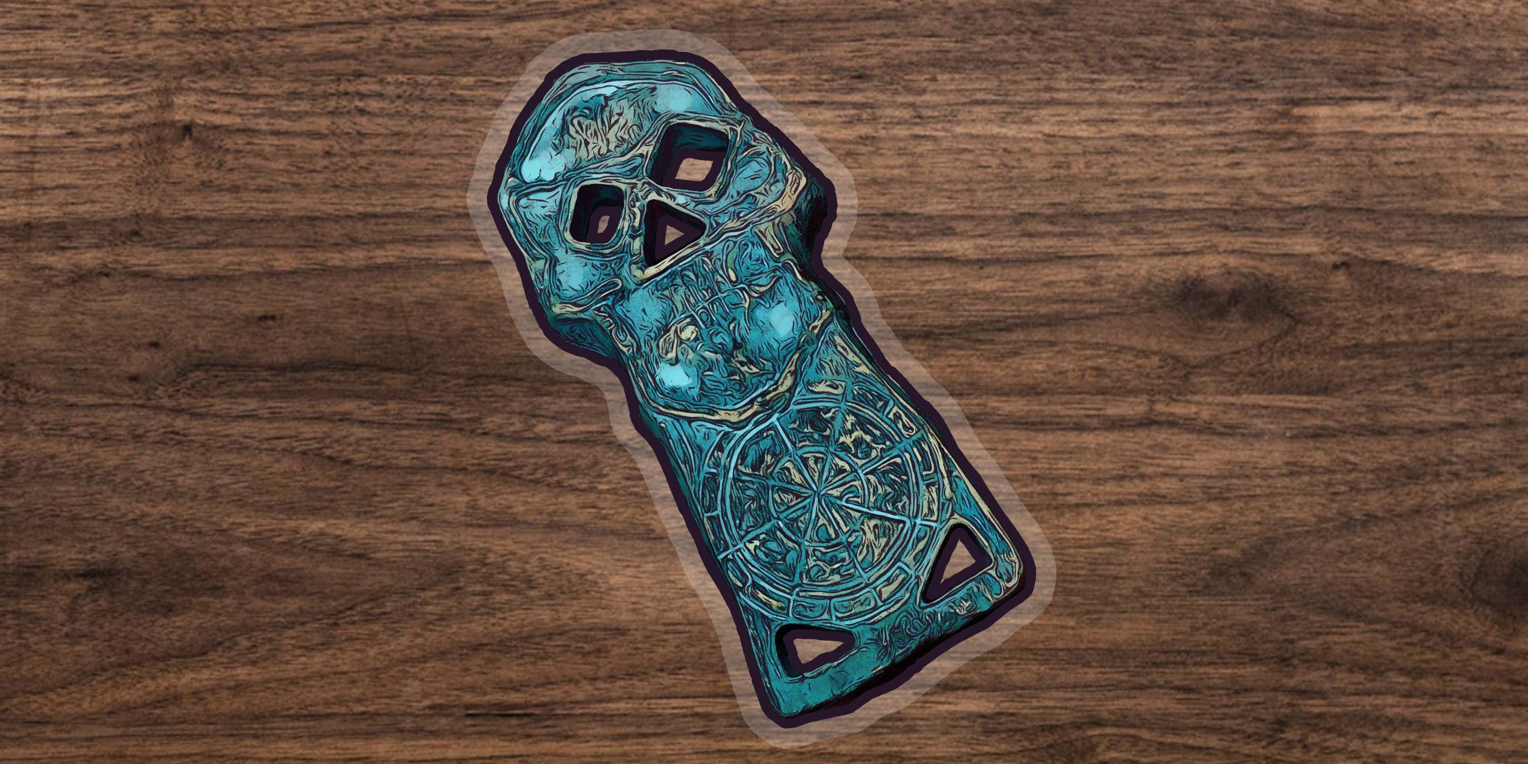 Goonies Skeleton Key POP Sticker - Etsy