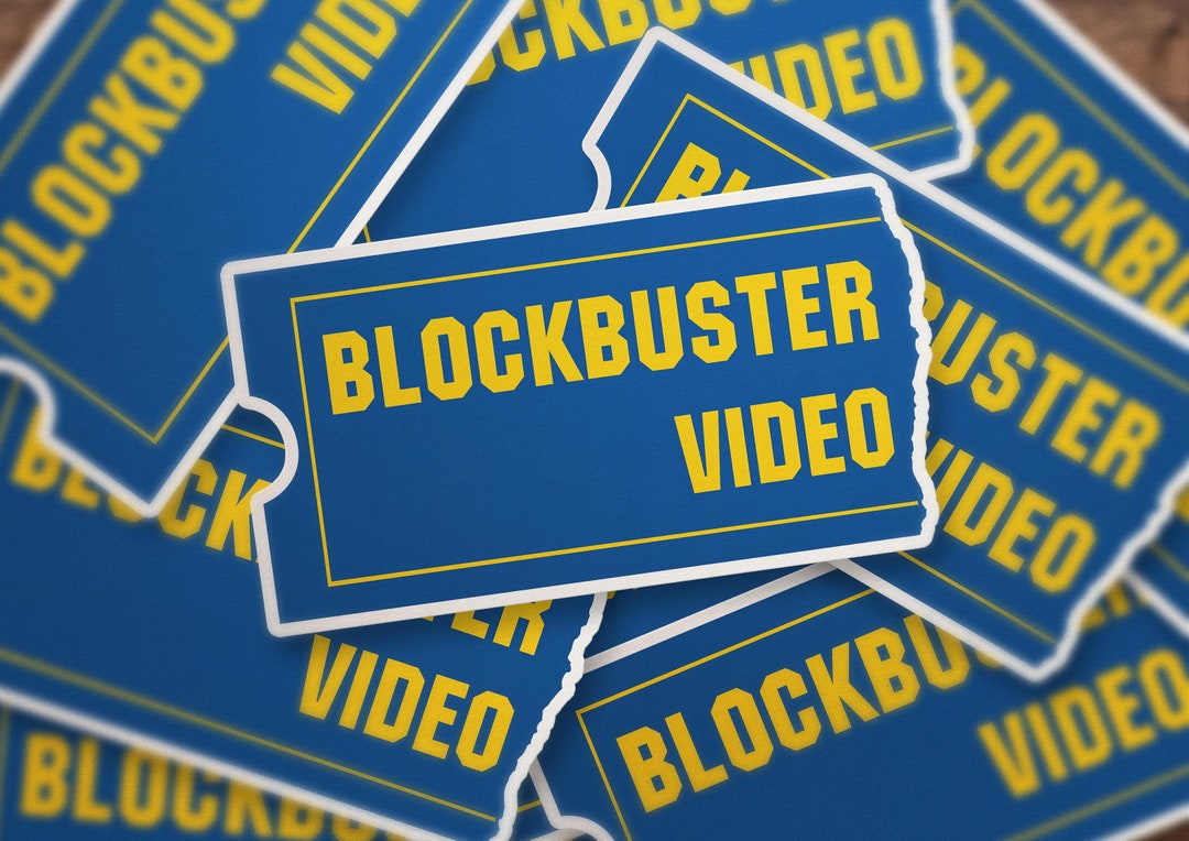 Blockbuster Video Sticker - Etsy