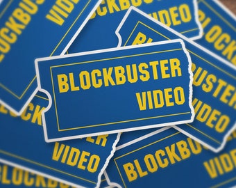 Blockbuster Video Sticker - Etsy