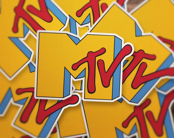 MTV Logo Sticker - Etsy