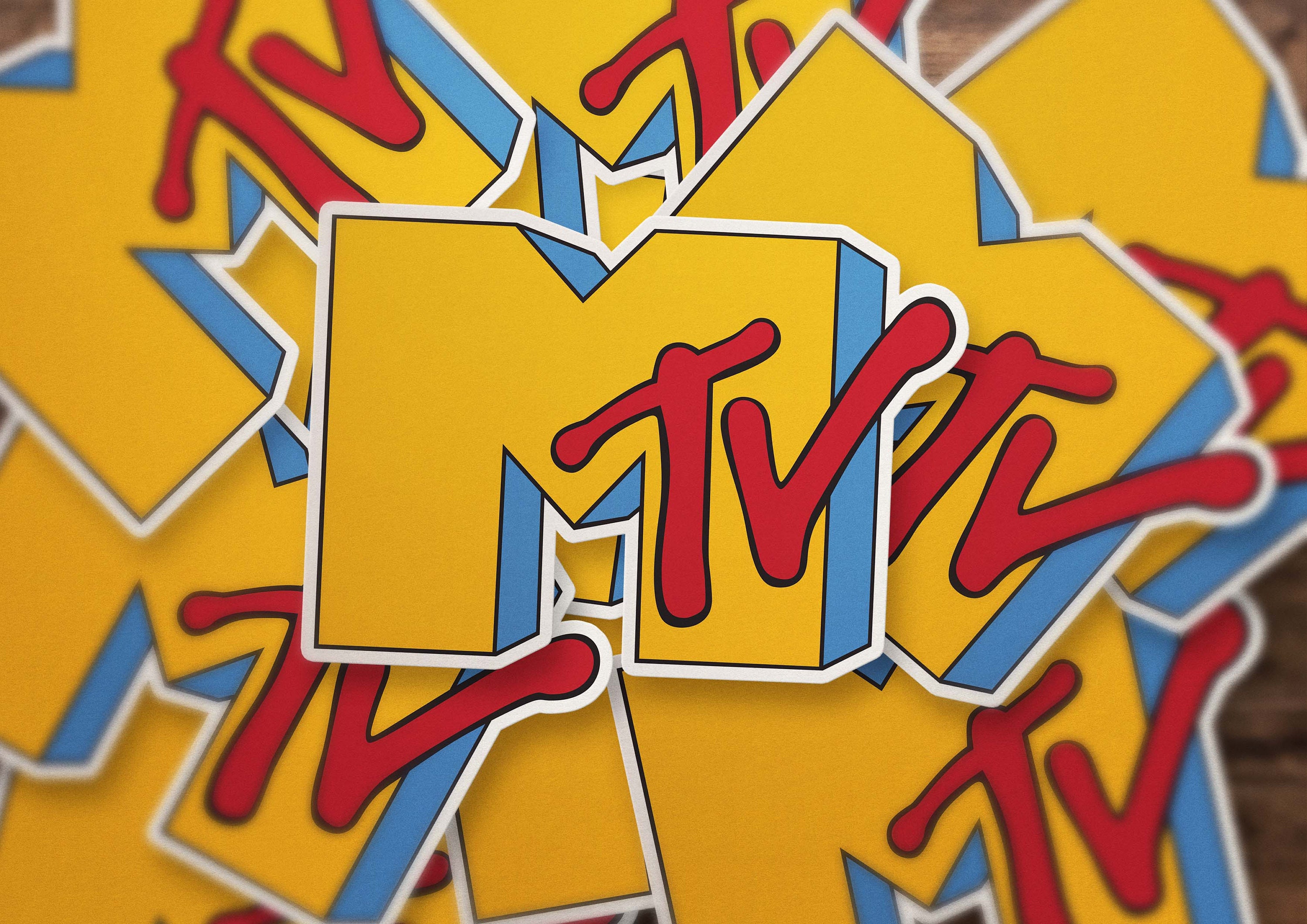 MTV Logo Sticker | Etsy