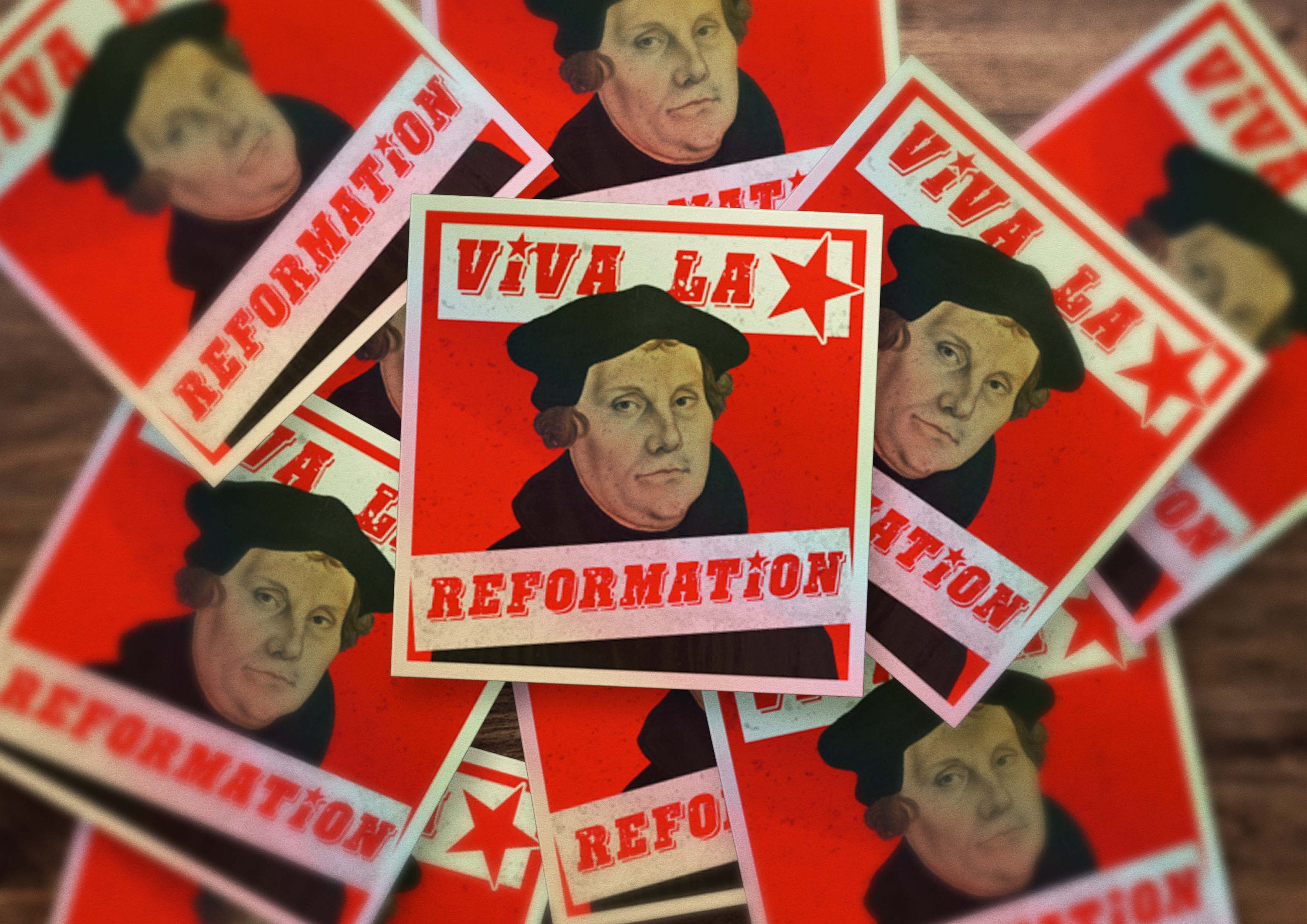 Viva La Reformation Martin Luther Hologram Sticker - Etsy