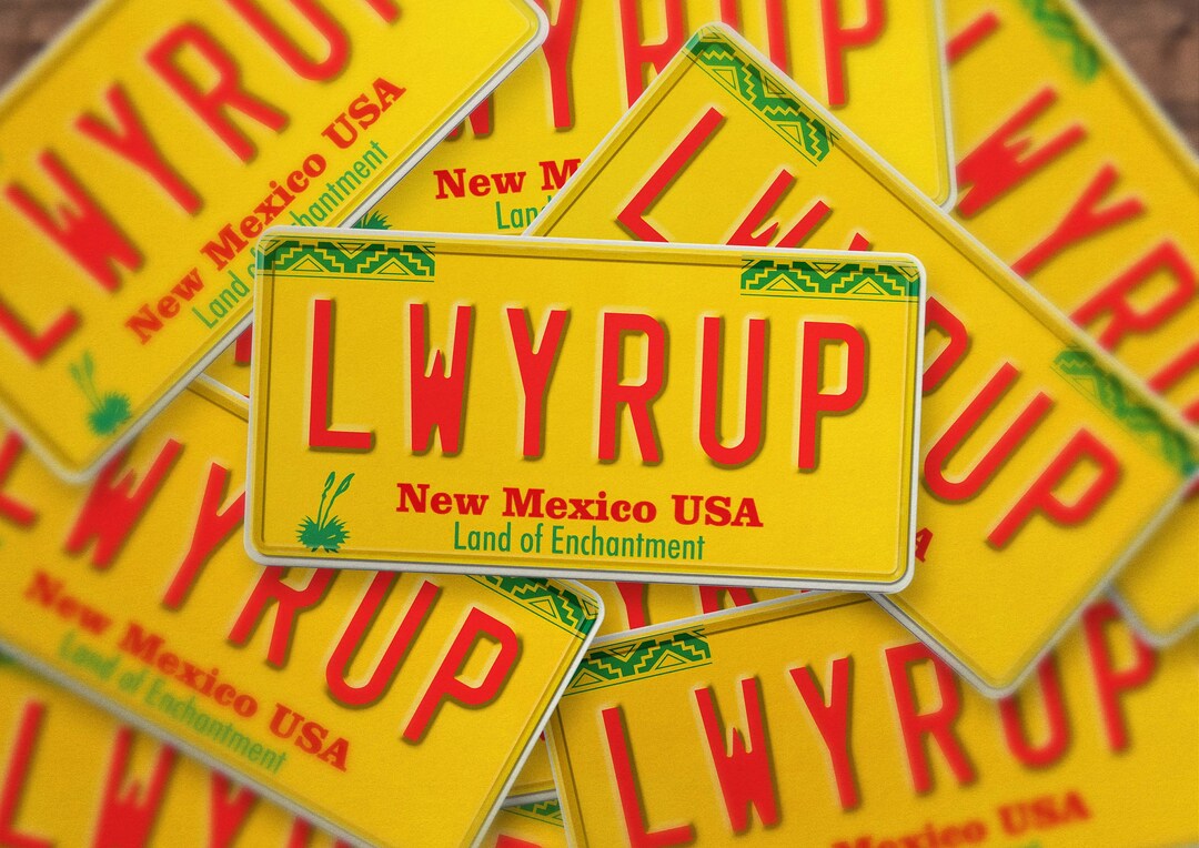 Better Call Saul Breaking Bad License Plate Sticker - Etsy