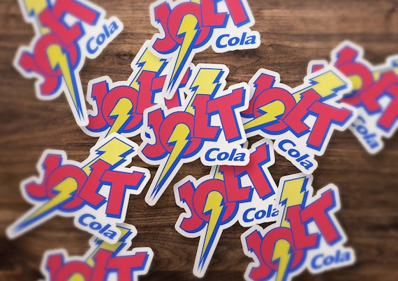 Jolt Cola Logo Sticker | Etsy