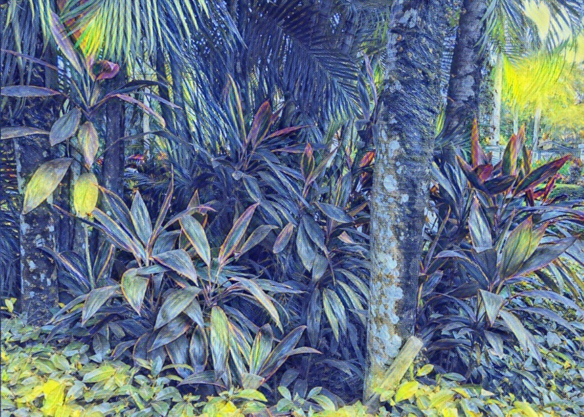 Island Floral Flower Painting Caribbean Coastal Digital - Etsy UK