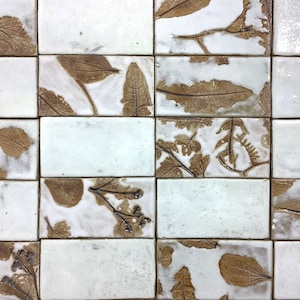 Tiles Set Porcelain Flowers Ii,handmade Ceramic Tiles,handpainted Tiles ...