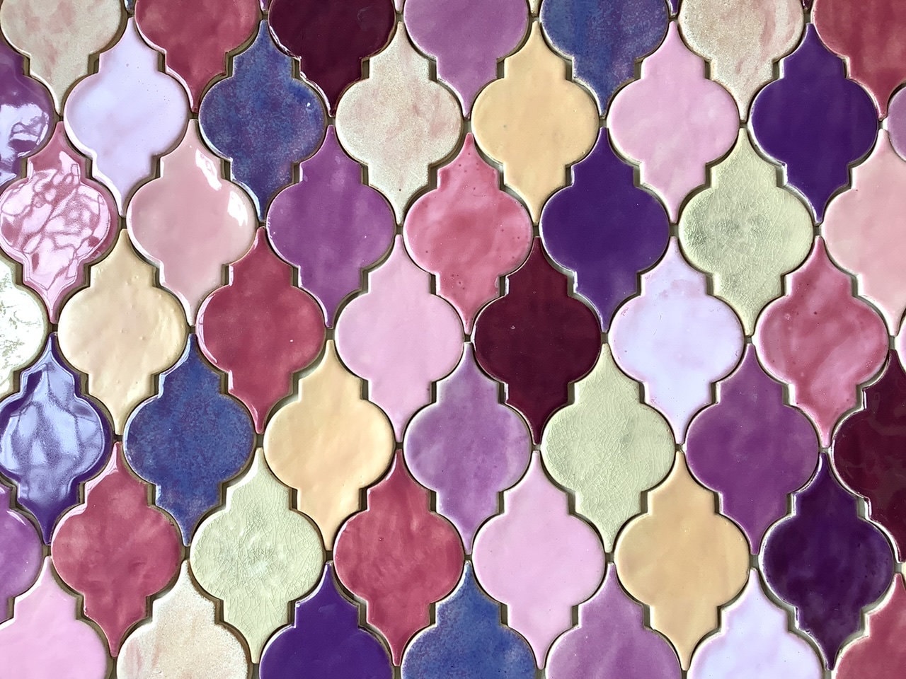 Ceramic Tiles arabesque Handmade Ceramic Tiles - Etsy