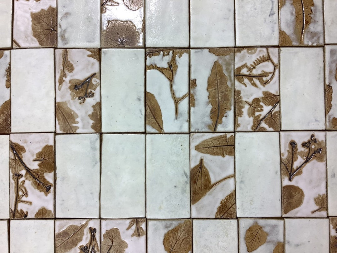 Tiles Set Porcelain Flowers Ii,handmade Ceramic Tiles,handpainted Tiles ...