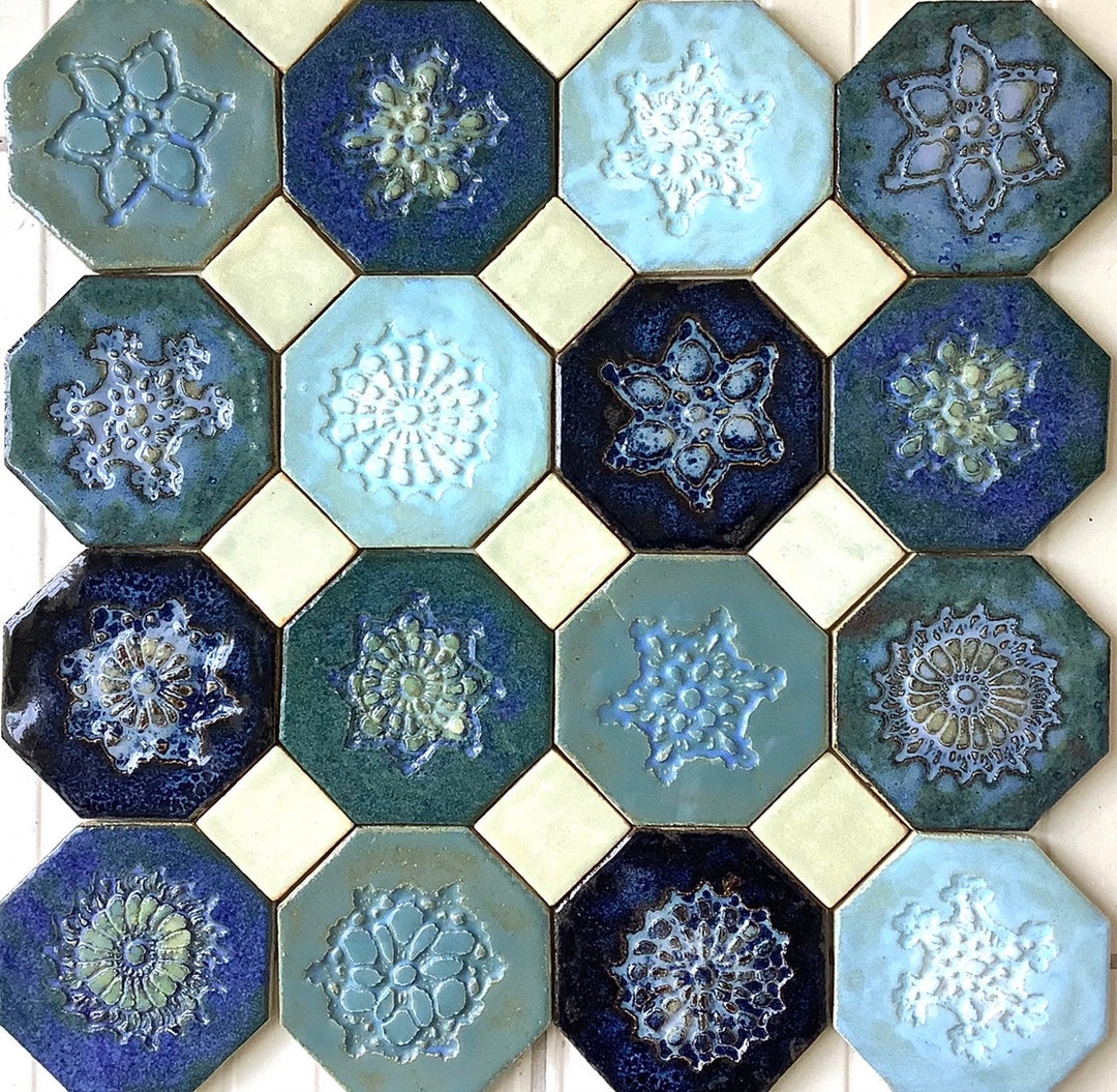 Octagon Ceramic Tiles,handmade Ceramic Tiles,wall Tiles,handicraft ...