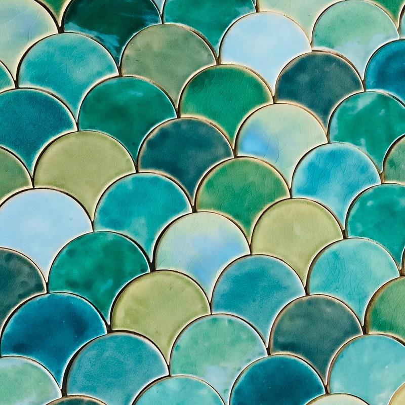 Turquoise Tiles - Etsy