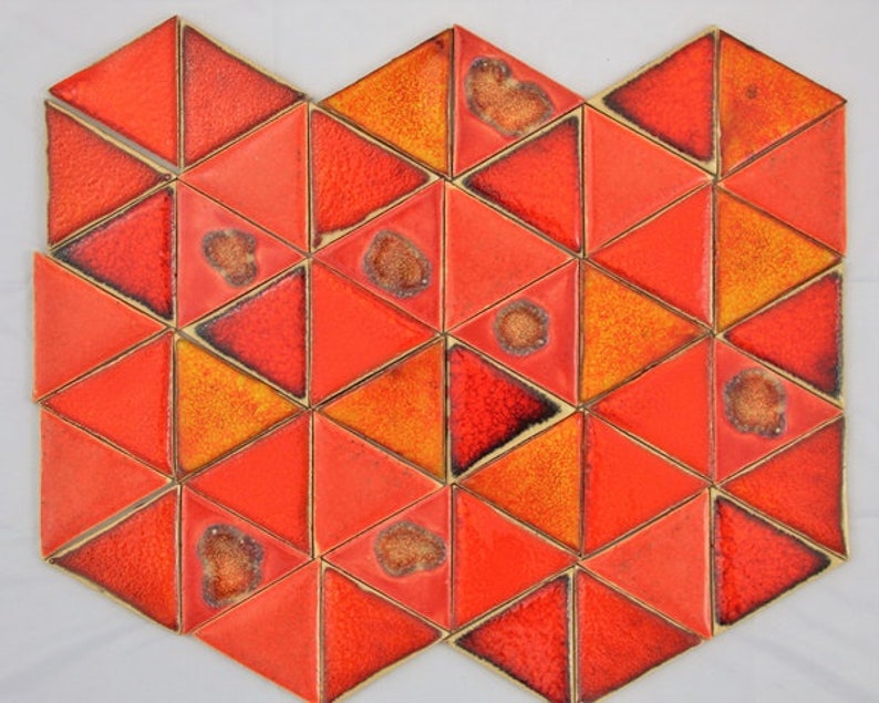 Tiles Set volcanic Lavahandmade Ceramic | Etsy