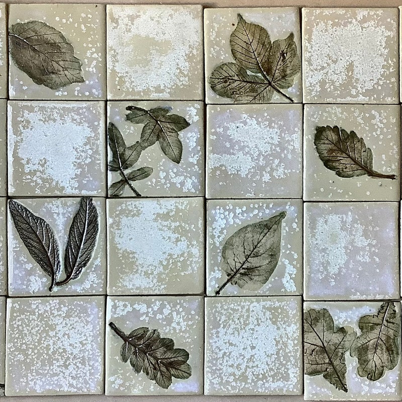 Leaf Tiles - Etsy