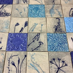 Tiles Set "from a Country Cottage V",handmade Ceramic Tiles,natural ...