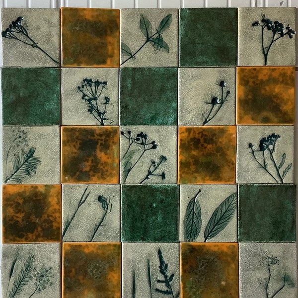 Handpainted Tiles - Etsy