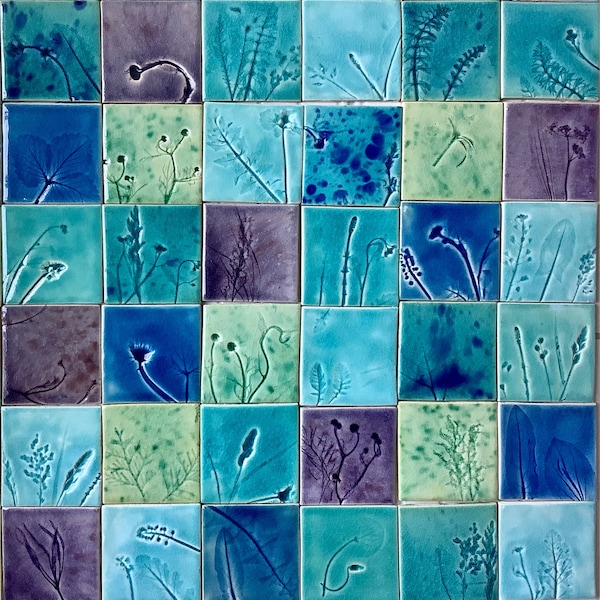 Floral Bathroom Tiles - Etsy
