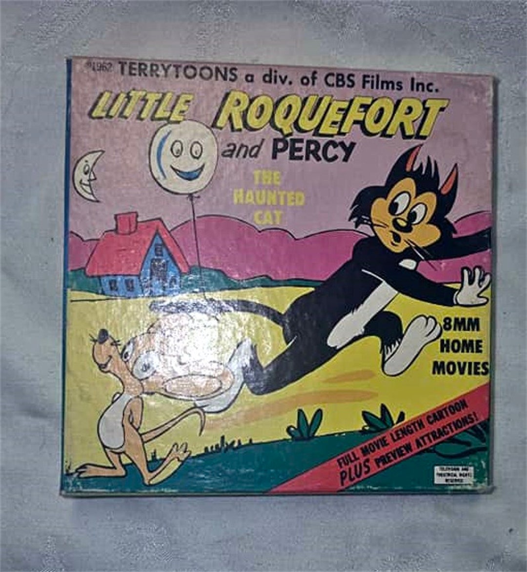 VINTAGE 8 MM FILM – Terrytoons – Little Roquefort & Percy – the Haunted ...