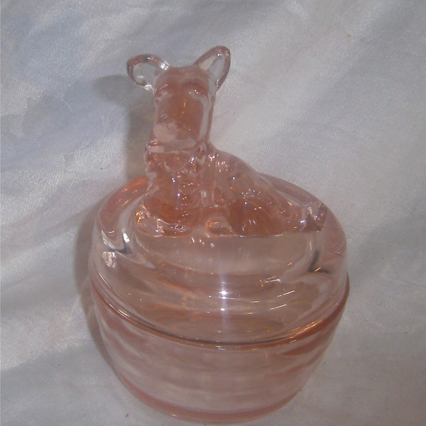 Glass Powder Jar - Etsy