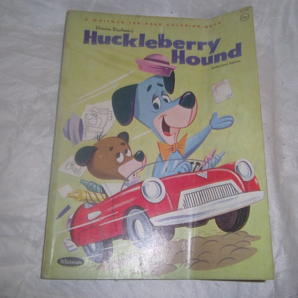 Huckleberry Hound Coloring Book - Etsy Huckleberry Hound Coloring Book - Etsy