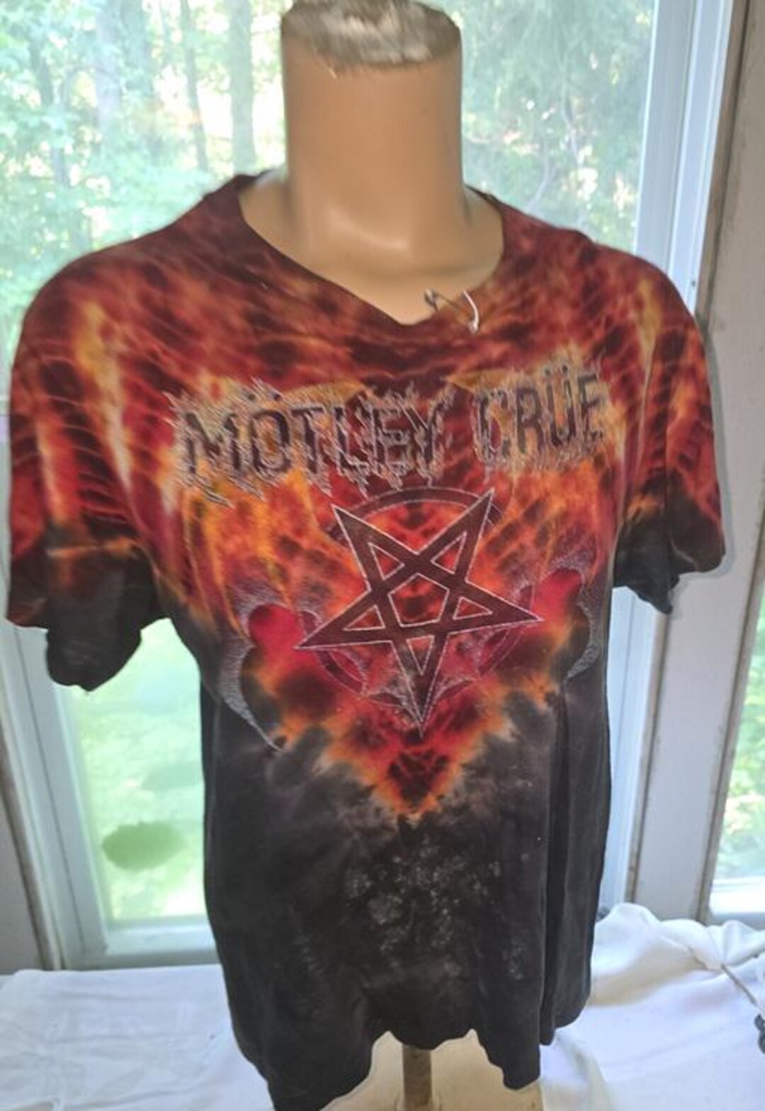 Vintage – 1980S – Motley Crue – Flames – Rock Concert Tee – MEN'S ...