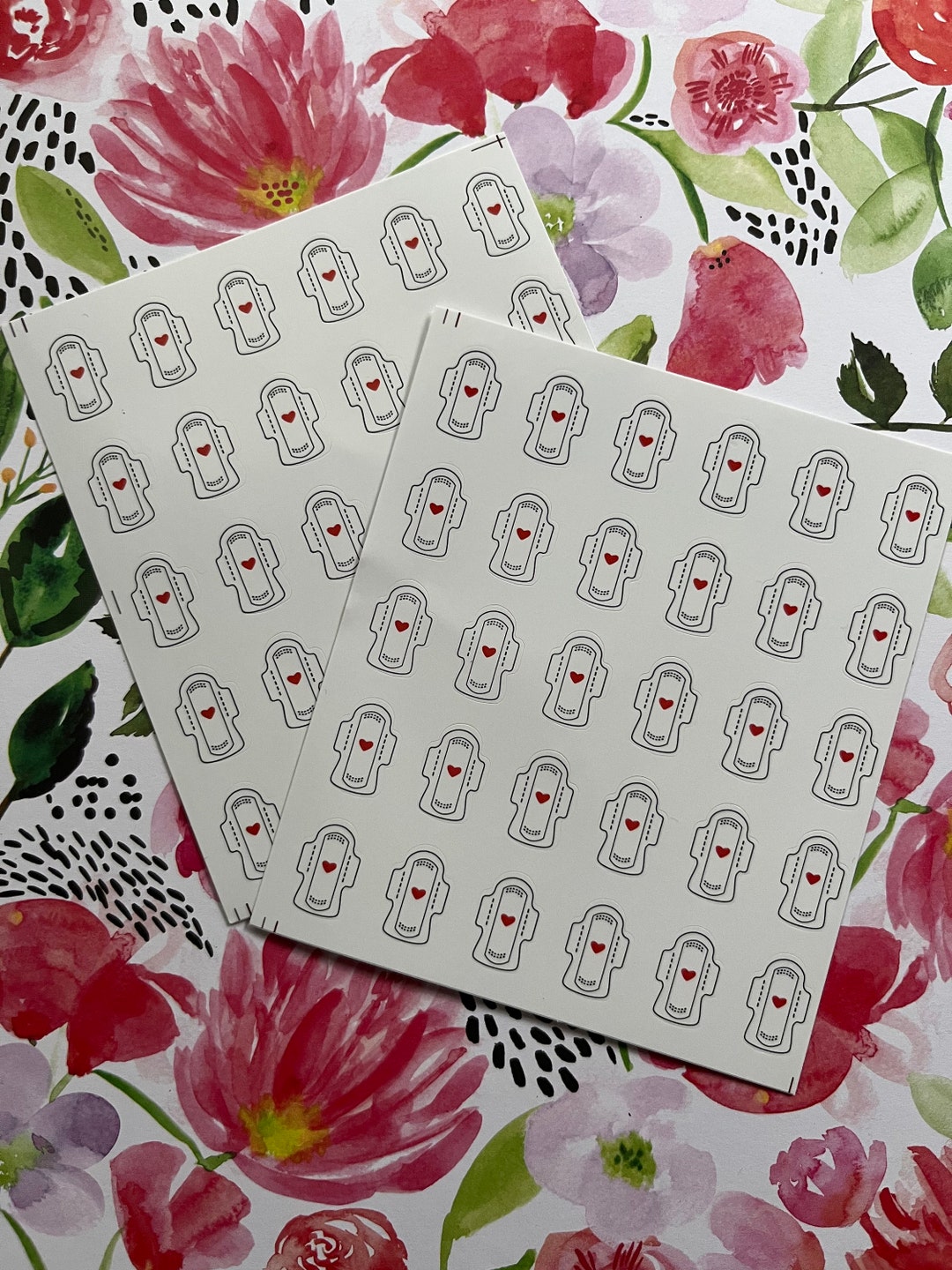 Tiny Planner Stickers, Monthly Calendar Stickers, Period Tracker - Etsy