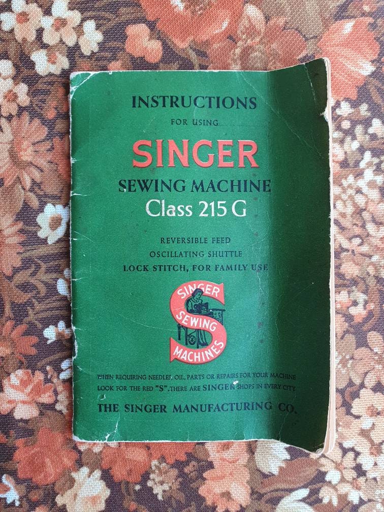 Vintage Singer Sewing Machine Tin With Spare Parts and - Etsy