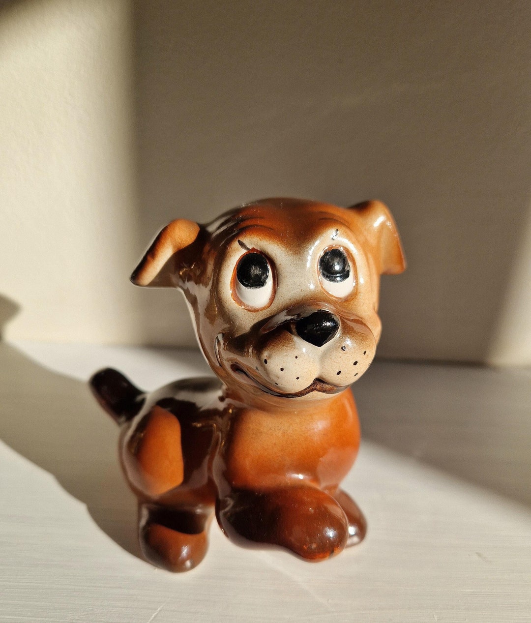 Vintage Midcentury Italian Kitsch Style Ceramic Dog Puppy Figurine ...