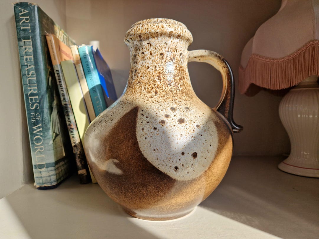 Mid-century West German Ceramic Pottery Jug Vase by Scheurich-keramik ...