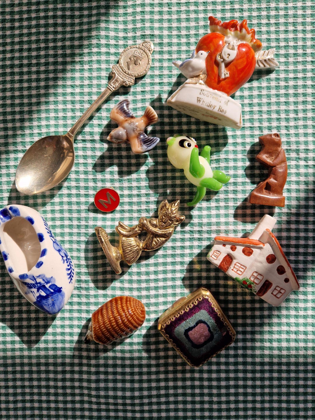 A Collection of Antique Vintage Curiosity Special Keepsakes Figurines ...