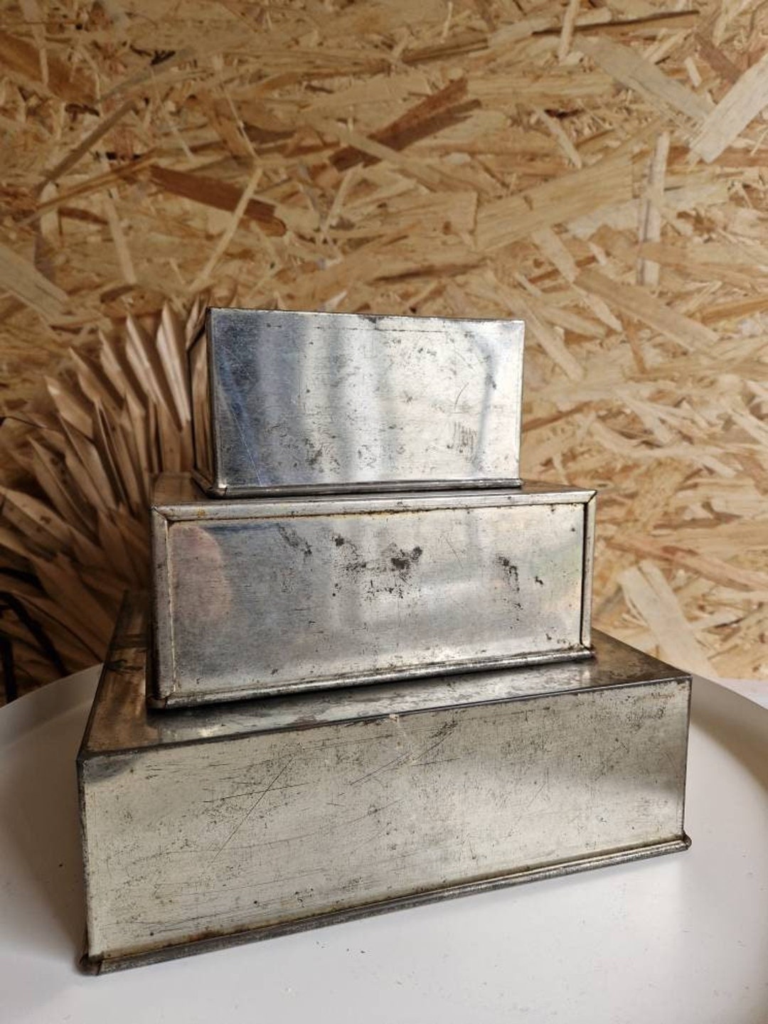 Set of 3 Antique Vintage 1960s Cake Tins Pans Stacking Wedding - Etsy