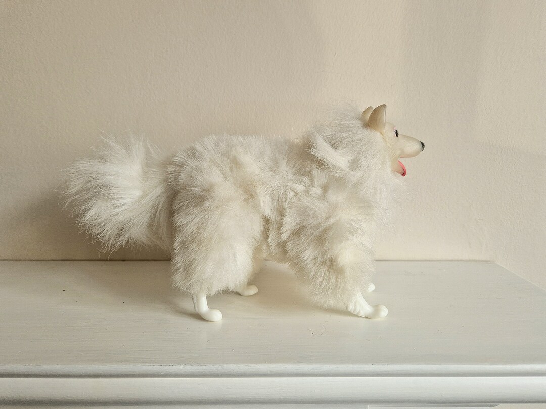 Vintage Barbie’s Dog 1991 Snowball Mattel Pet White Fur Rare ...