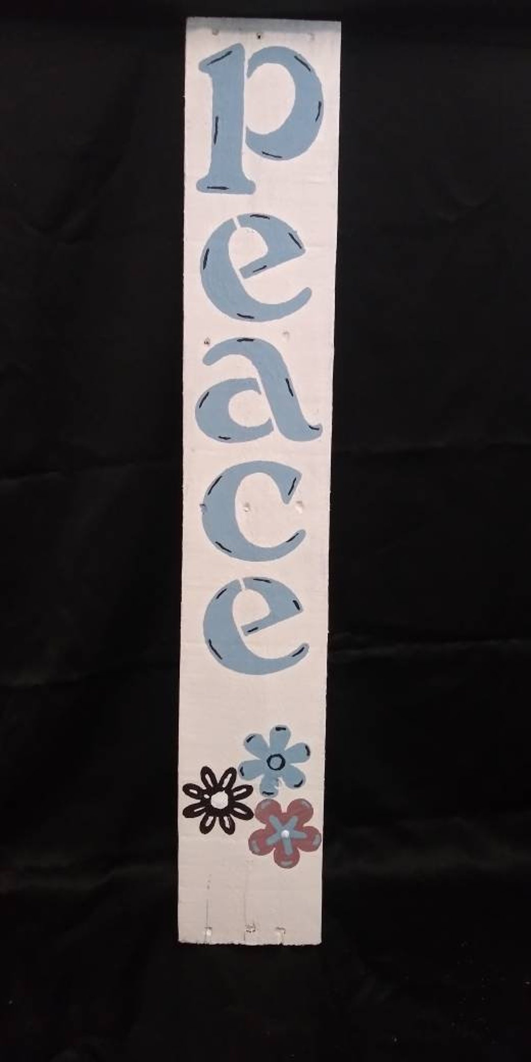 Peace Wooden Floor or Shelf Sign - Etsy