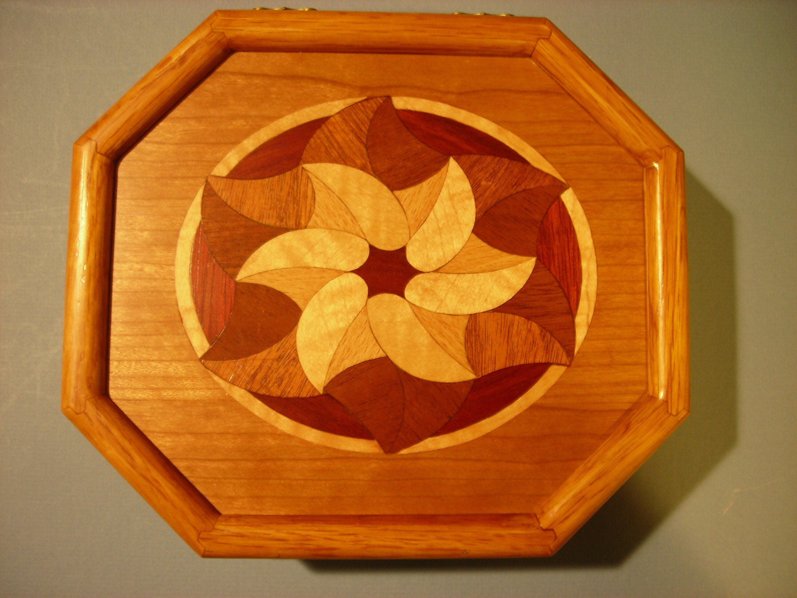 Carved Music Box With Original Designed Handmade Wood Inlay - Etsy