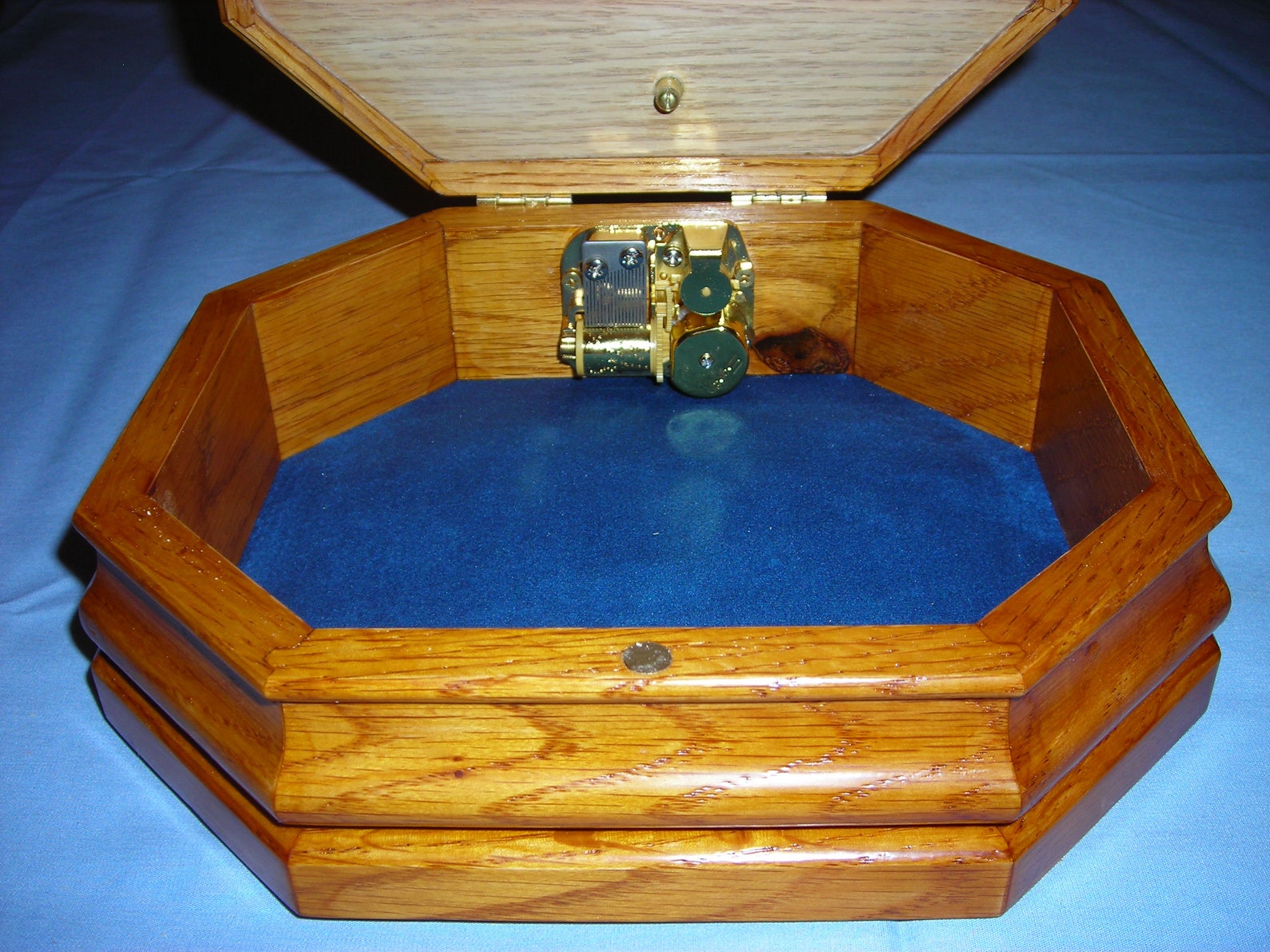 Carved Music Box With Original Designed Handmade Wood Inlay Artisan ...