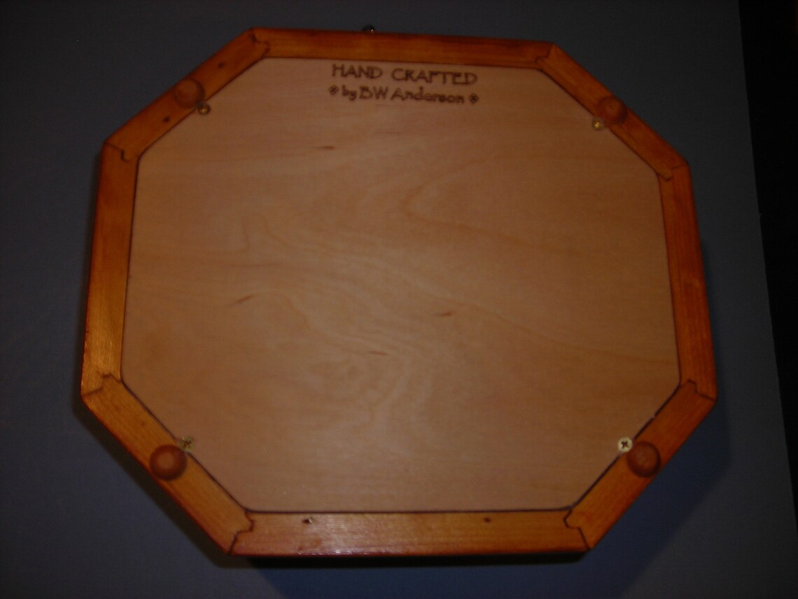 Carved Music Box With Original Designed Handmade Wood Inlay Artisan ...